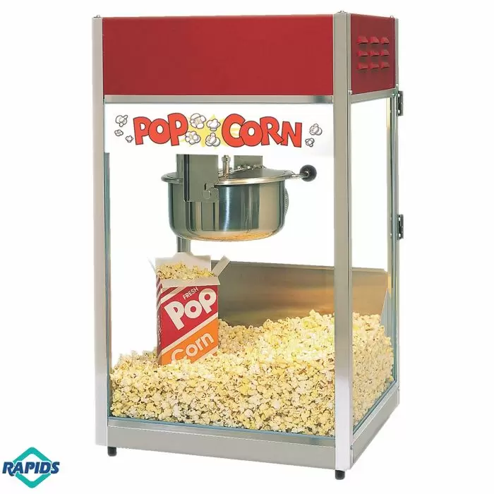 Gold Medal 6 Oz. Electric Popcorn Popper, Stainless Steel