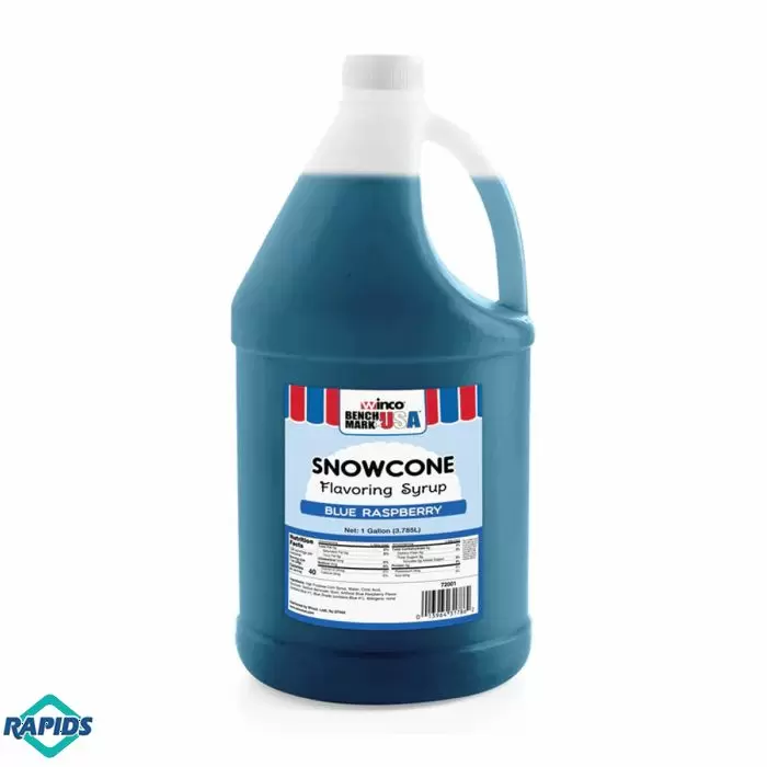 Blue Raspberry Snow Cone Syrup – 1 Gallon Flavoring