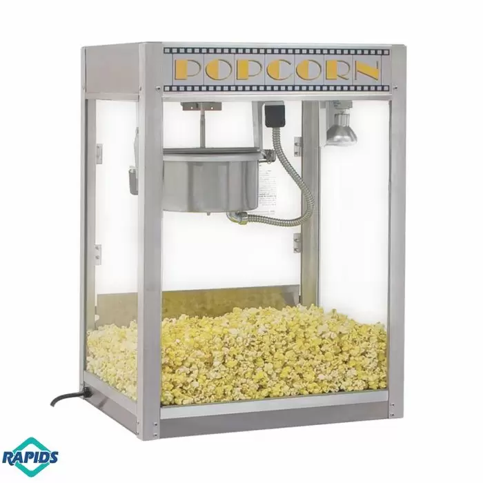 Benchmark Silver Screen 8 oz. Popcorn Machine | High-Performance Popper