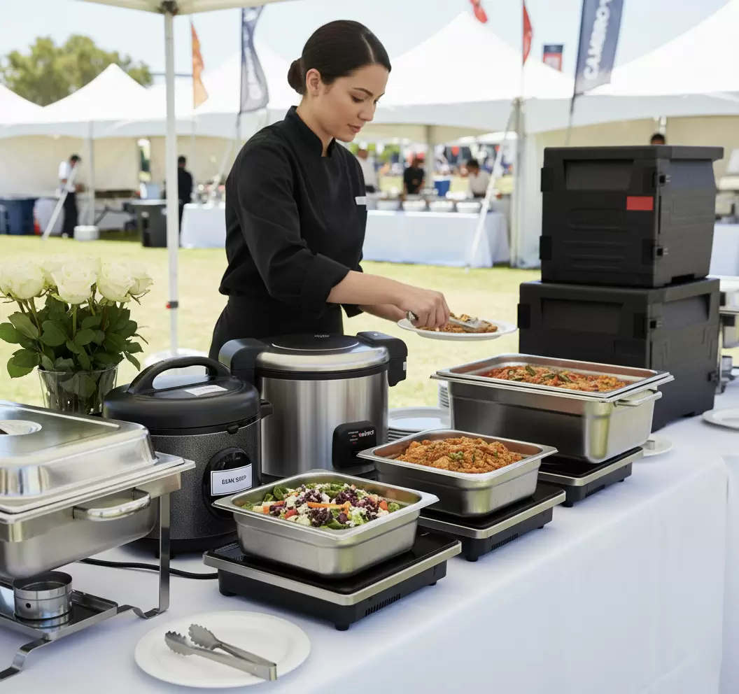 Portable Catering Equipment for On-the-Go Events at Rapids