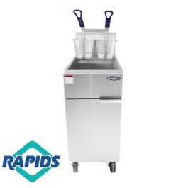 Atosa ATFS-50ES-NG 50 lb Natural Gas Floor Fryer | ENERGY STAR®