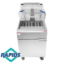 Atosa ATFS-75ES-NG 75 lb Natural Gas Floor Fryer | ENERGY STAR®