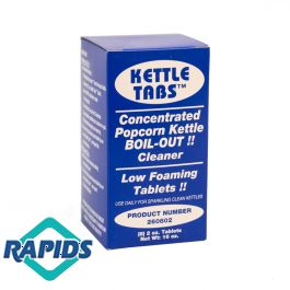 Popcorn Kettle Pucks | Boil Out Popcorn Kettle Cleaner Tablets (Box of 8)
