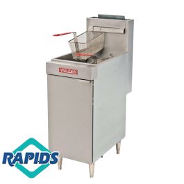 Vulcan LG400 45-50 lb Economy Single Tank Gas Floor Fryer | LP | Stainless