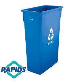 23 Gallon Blue Recycle Bin