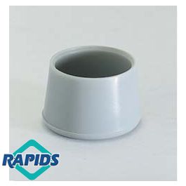 1" Round Furniture Leg Cap Glides (1 Dozen) White