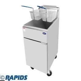 Atosa ATFS-35ES Gas 35 lb. Floor Fryer | Propane | Energy Star