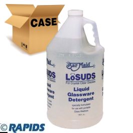 Bar Maid DET-200 Losuds Glass Washing Detergent, 1 Gallon (Case of 4)