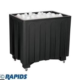 IRP Black Frost Box Ice Caddy | 96-Quart Beverage Cooler